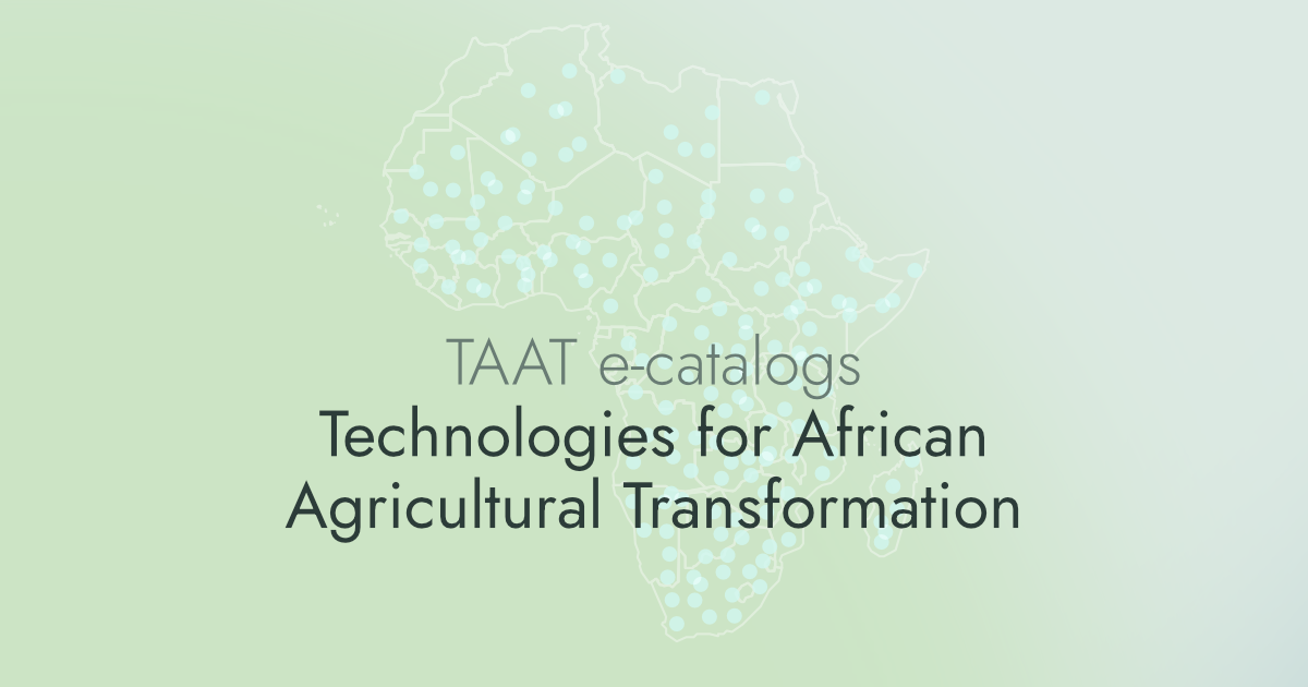 All technologies | TAAT e-catalogs